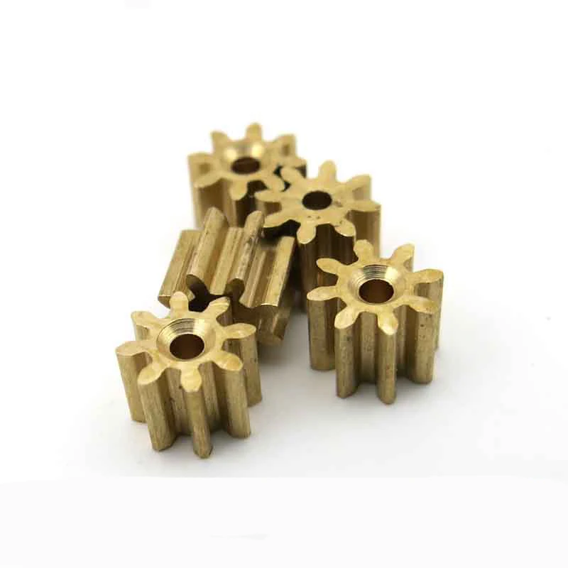 30pcs copper gear/8 teeth 1mm hole 0.4M/remote control aircraft parts ...