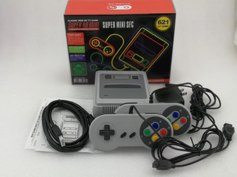 Mini HDMI Family TV 8 Bit SNES Video Game Console Retro Classic HDMI HD ...
