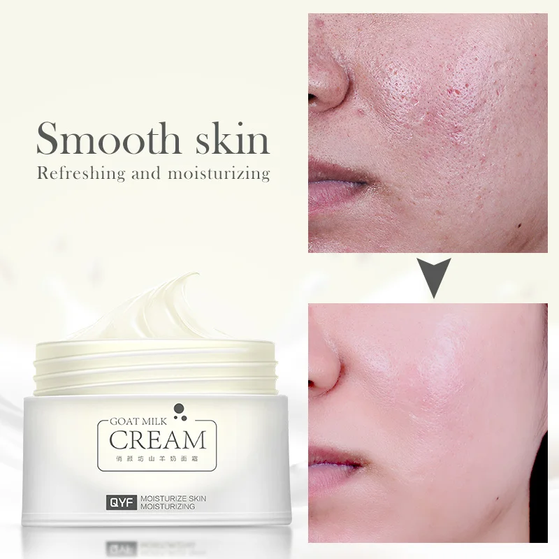 Qyf Goat Milk Face Cream Moisturizing Skin Care Essence Anti Wrinkle ...