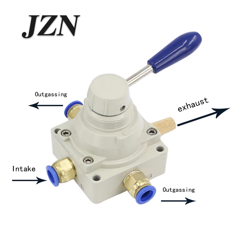4hv210 Pneumatic Three-position Four-way Hand-operated Valve 4hv230-08 ...