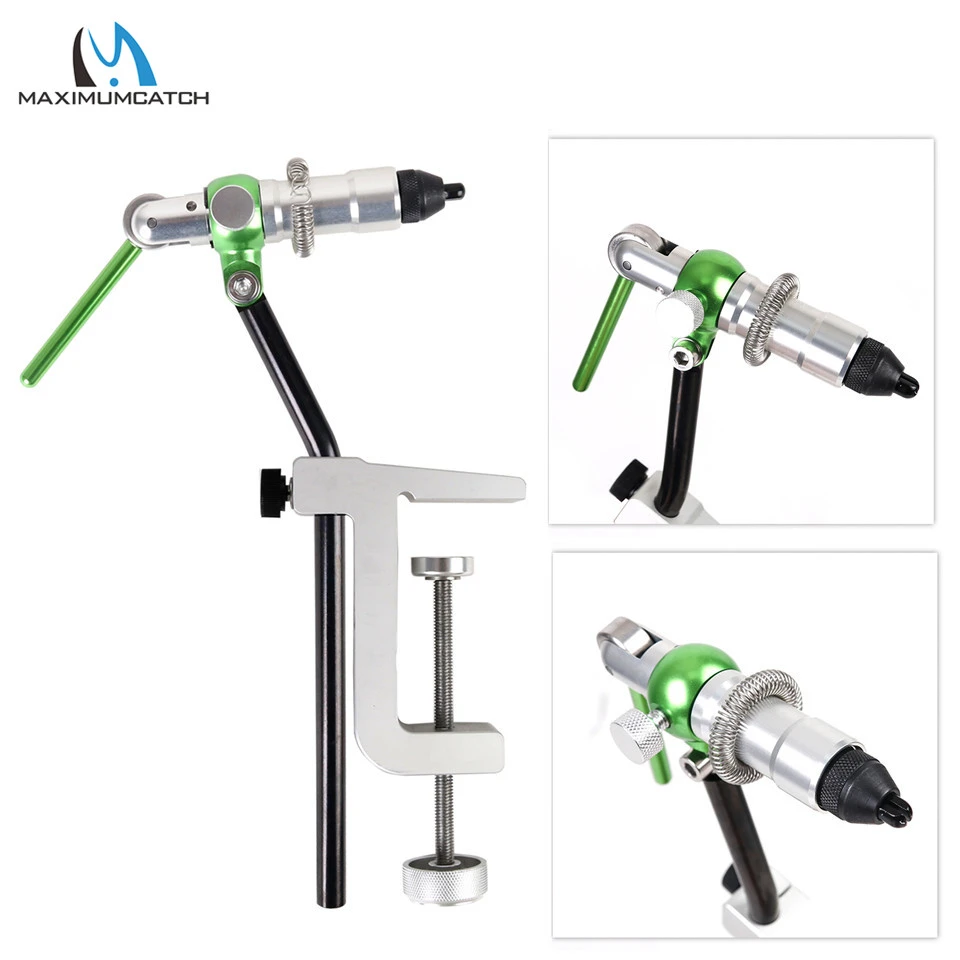 Maximumcatch New Iron Rotary Fly Tying Vice With Heavy Duty Base Fly ...