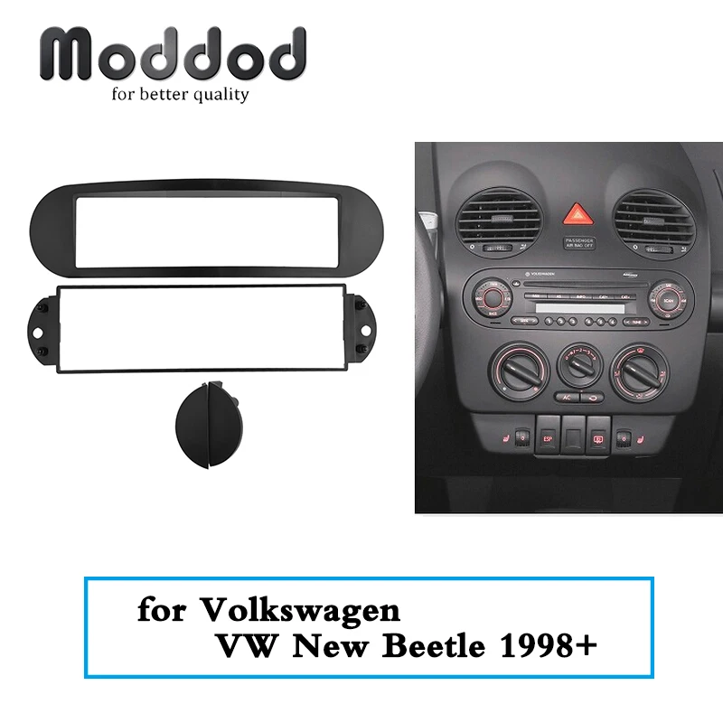 Wholesale One Din Fascia Fit for Volkswagen VW Beetle Radio DVD Stereo ...