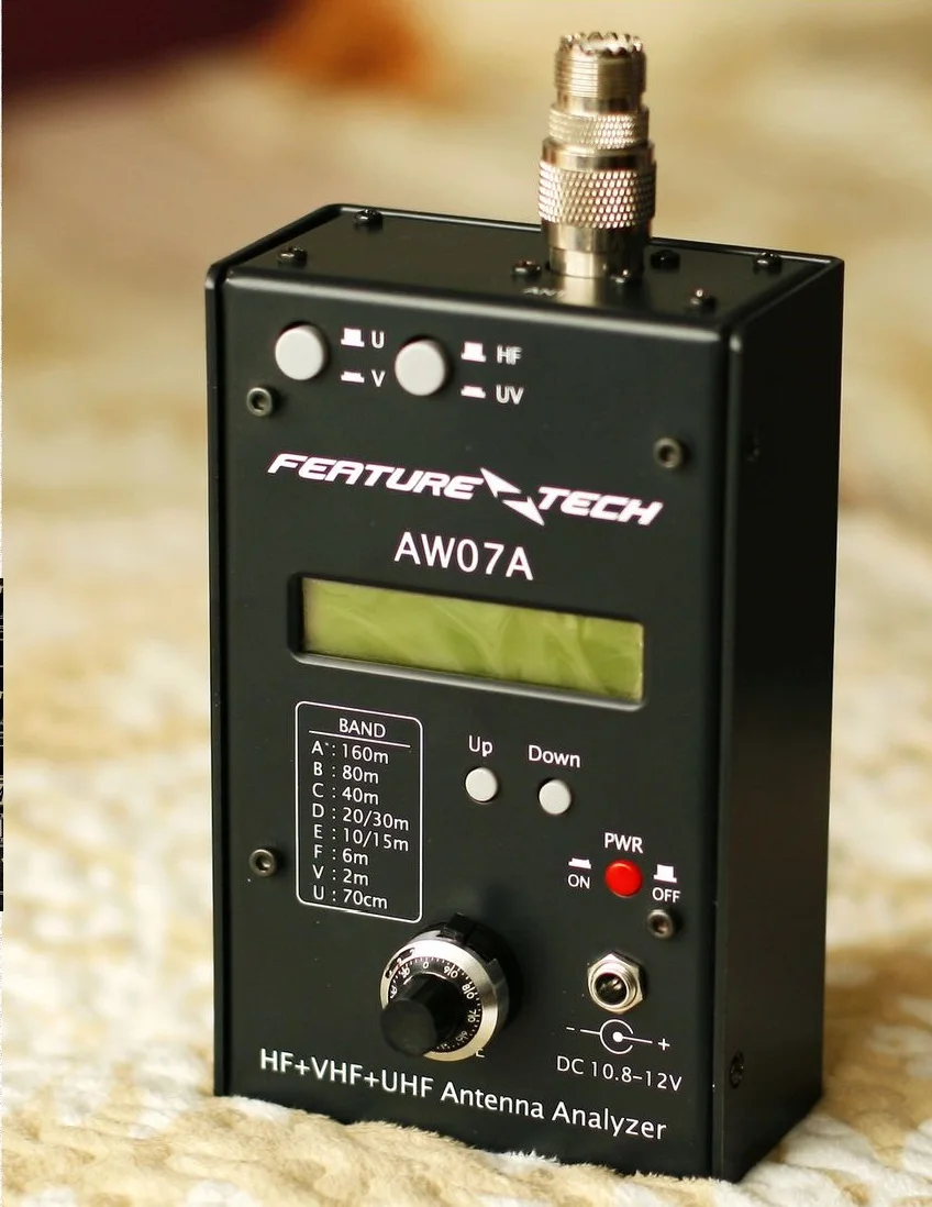 160 m impedancia UHF VHF HF Analizador de antena SWR ham radio meter ...