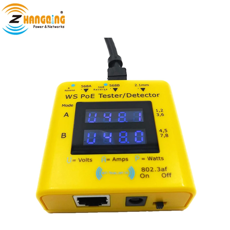 Poe 테스터 디스플레이 전원 사용, 전압 사용 가능 및 전류 흐르는, 인라인 전압 및 전류 테스터 네트워킹 도구|자동변속기 ...