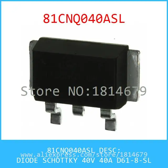 1PCS/lot 81CNQ040ASL DIODE SCHOTTKY 40V 40A D61 8 SL 81 81C|diode ...