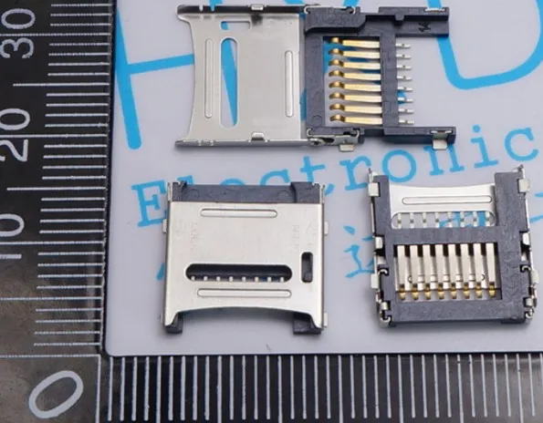 10PCS MICRO SD Card Socket TF Card Socket-in Connectors from Lights ...