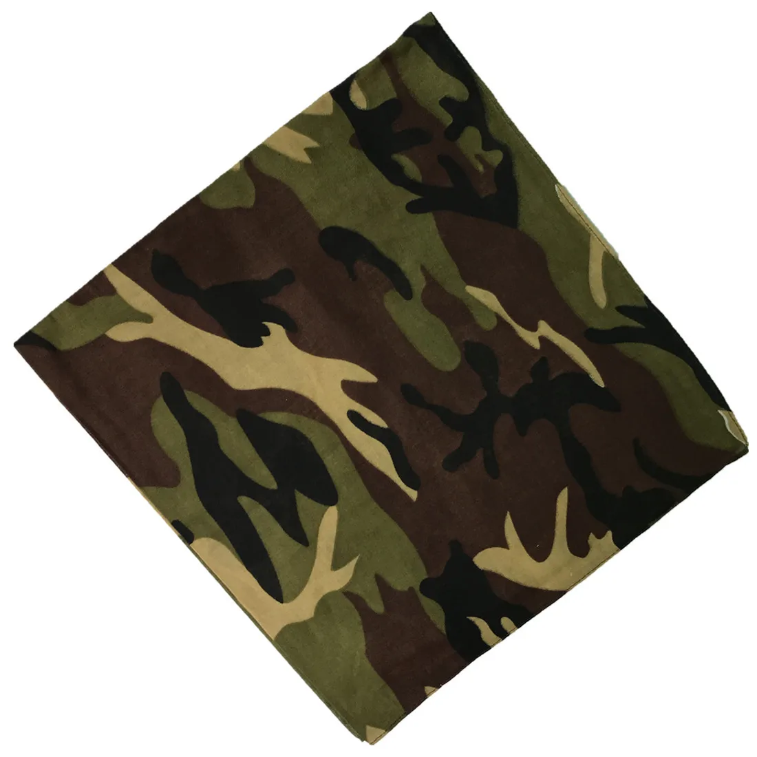 12pcsYKP Quality Cotton Camo Print Bandanas Scarves Men Ourdoor ...