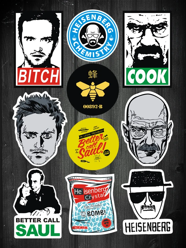 Bumper Stickers Breaking Bad Heisenberg Sticker Funny Tv Show Stickers ...