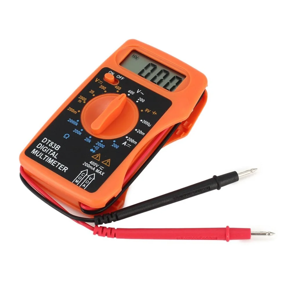 DT83B Pocket Integrated Digital Multimeter AC/DC Voltage Current Meter ...