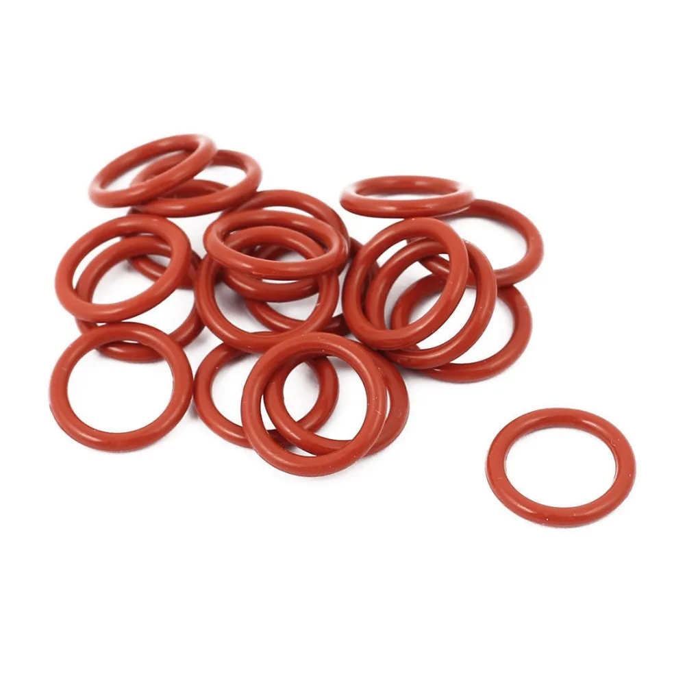 20pcs 1.5mm Thick Heat Oil Resistant Mini O-ring Rubber Sealing Ring ...