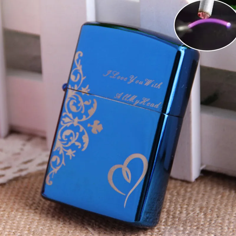 High Quality Windproof Metal Case Pulsed ARC Electronic USB ...