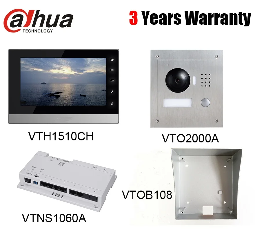 Dahua, Kits originales de intercomunicación de vídeo, VTH1510CH ...