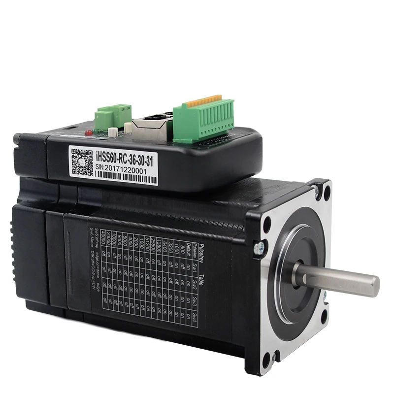 3NM integrated CAN bus closed loop stepper servo motor driver 36V ...