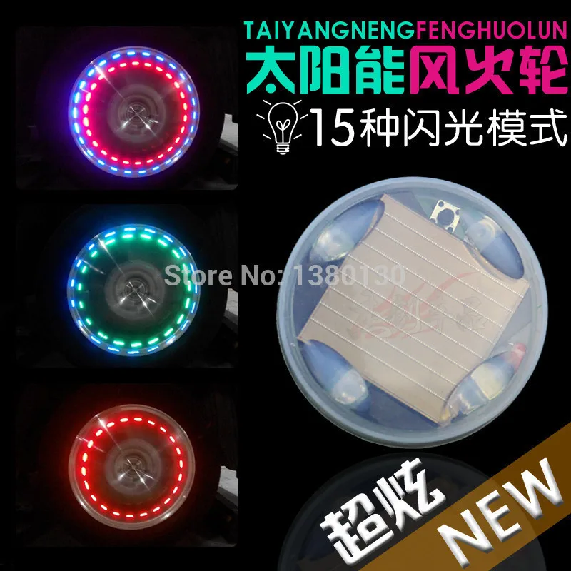 Rgb Auto Flash impermeável colorido brilho Car Light energia Solar ...