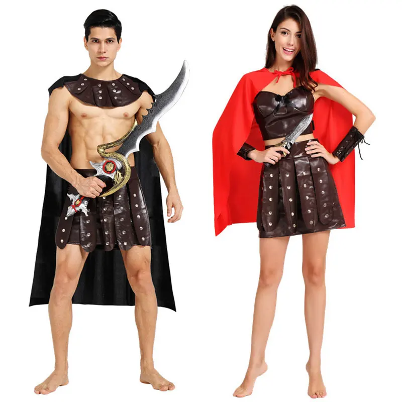 Umorden Halloween Ancient Roman Greek Soldier Gladiator Costumes ...