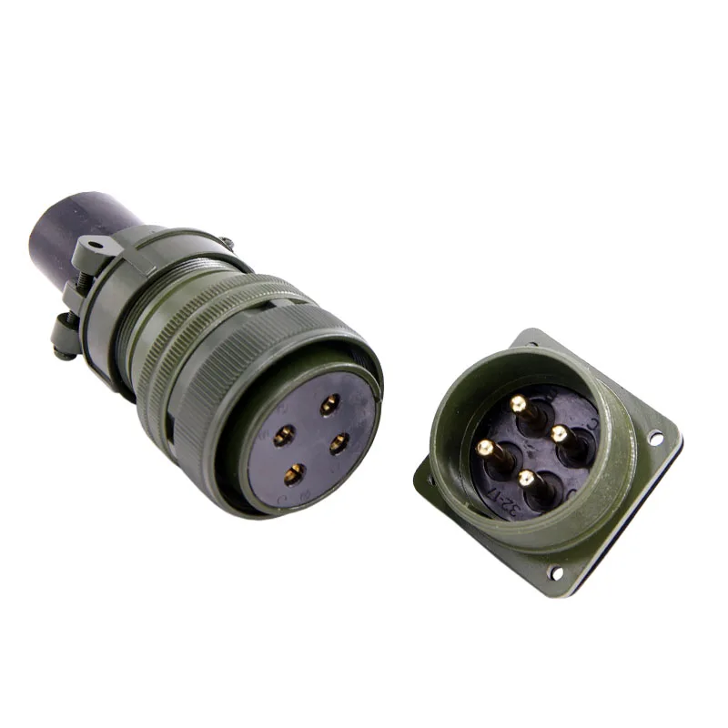 Military Standard Connector 5015 Male Female Cable Plug Panel Socket ...