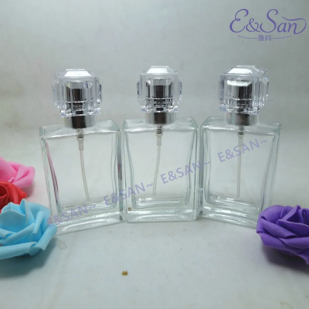 PT148 30ML square glass perfume bottle cosmetic dispensing nozzle spray ...