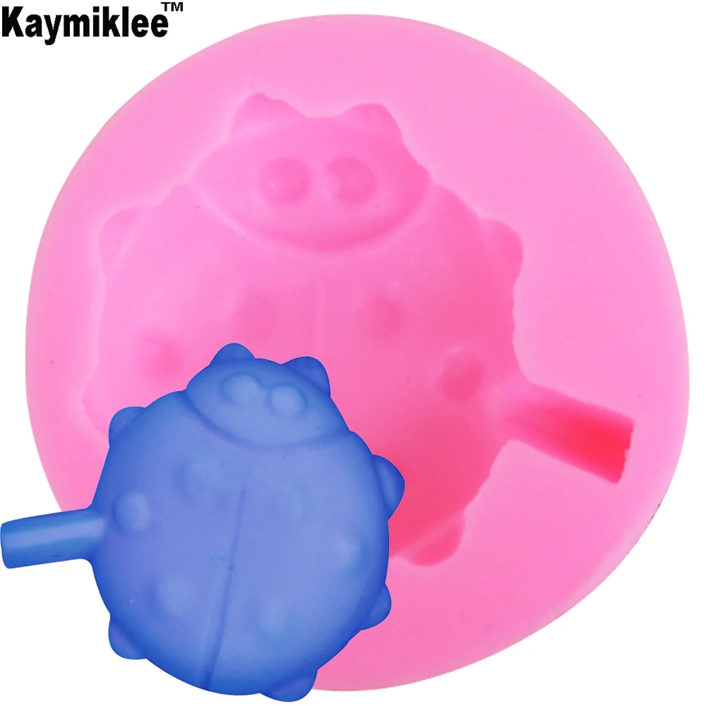 M998-DIY-Ladybug-Lollipop-Silicone-Cake-Mold-Modeling-Chocolate-Candy ...