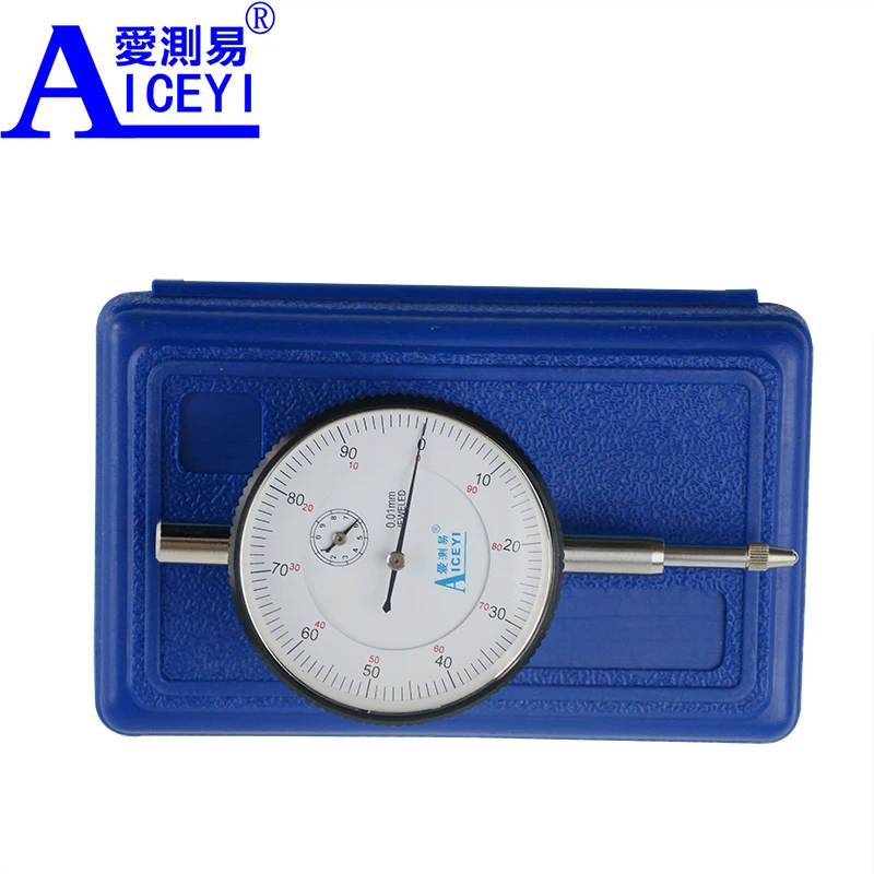 Dial Test Indicator 0 10mm 0.01mm Precision Tool Test Gauge Round Dial ...