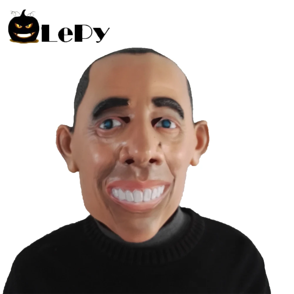 LePy Funny U.S. President Barack Obama Mask Natural Latex Ecology ...