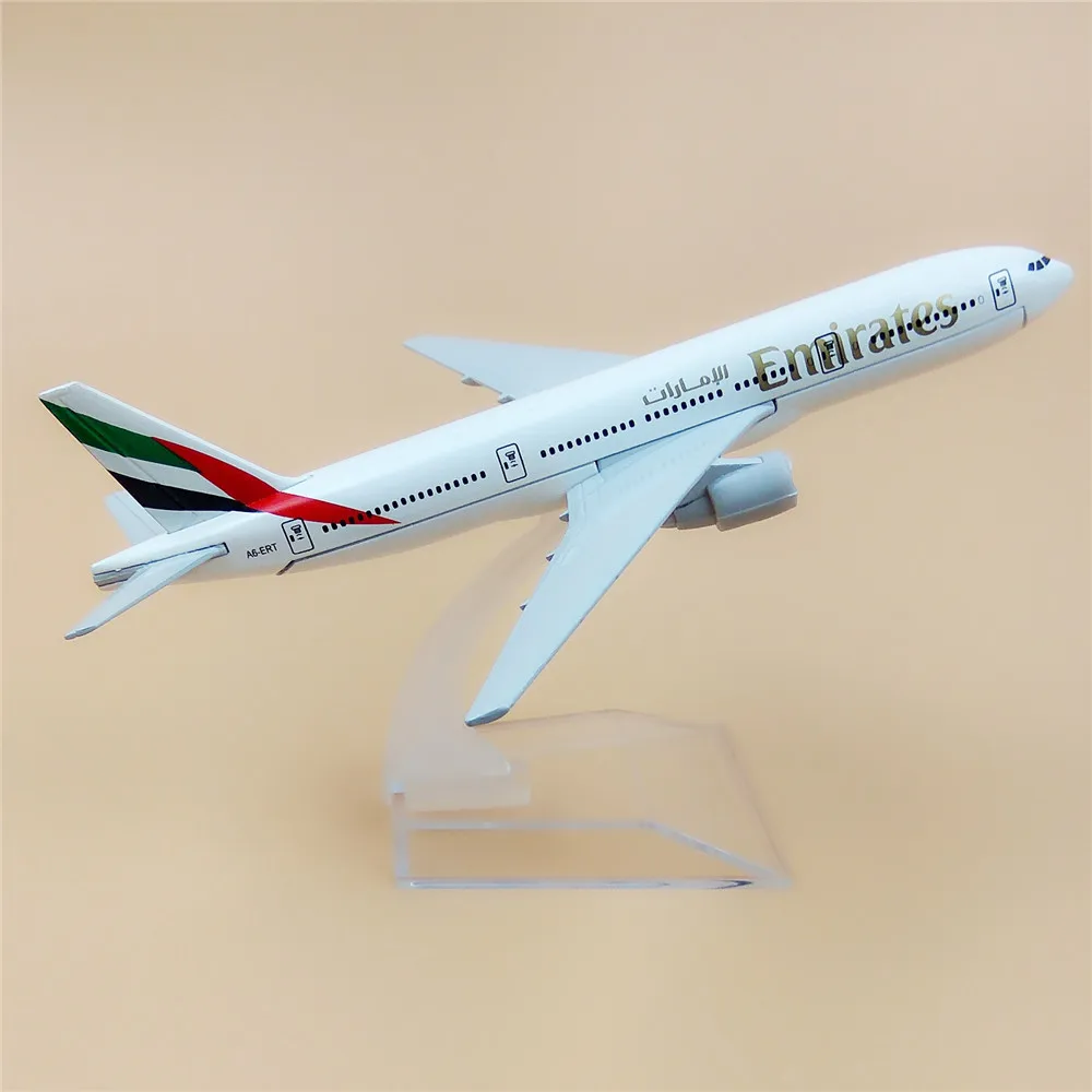 16cm Alloy Metal Air Emirates Airlines Airplane Model Boeing 777 B777 ...