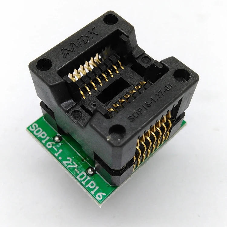 SOP16 SOIC16 SO16 к DIP16 Программирование гнездо Pin шаг 1,27 мм IC ...
