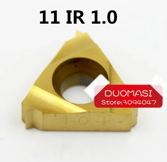 11 IR 1.0ISO Carbide Threading Inserts 60 Deg External Threading Tips,Indexable Inserts for ...