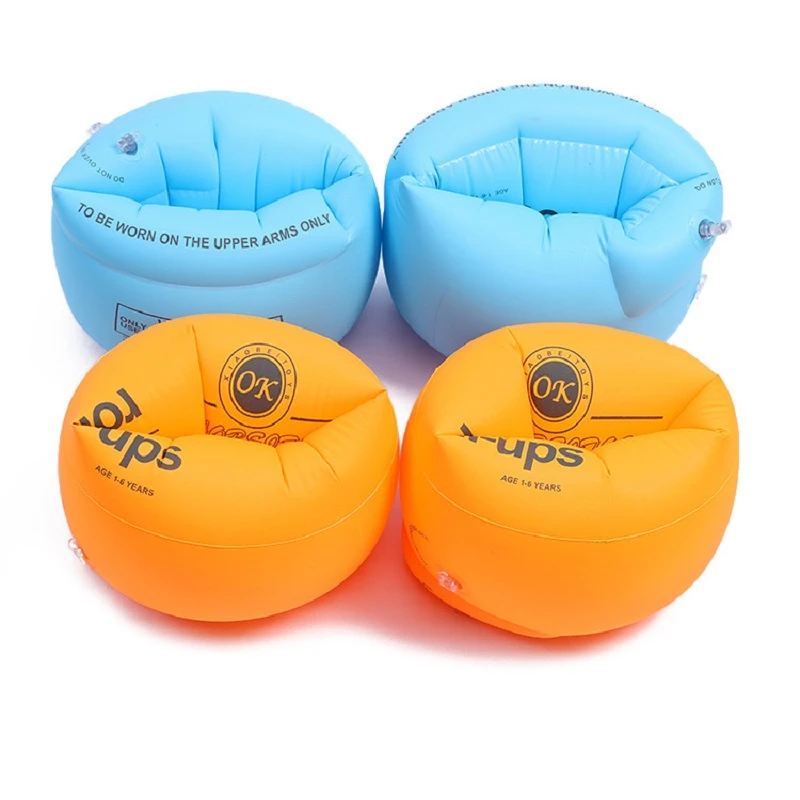 Adults Kids Swimming Arm Rings Inflatable Arm Float Safety Swimming ...