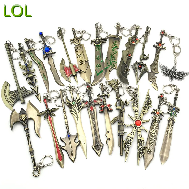 12-CM-Game-LOL-Keychain-League-Of-Legend-Model-Key-Chains-Hero-League ...