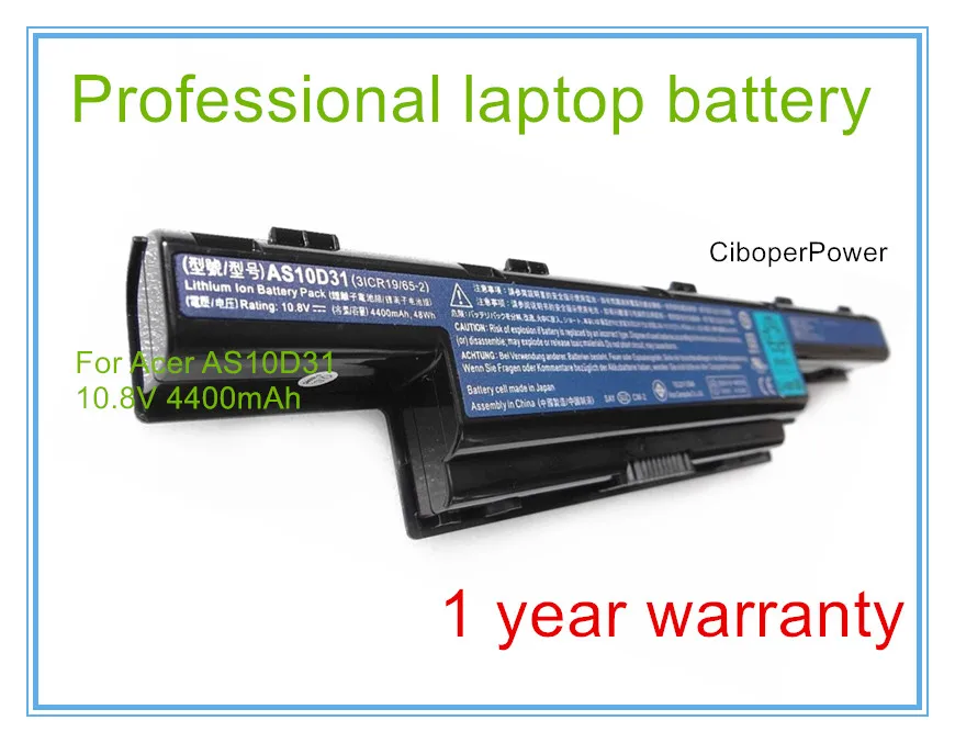 Original New AS10D31 Battery For 4741G 5741G 5742G 5750G 7750G 7760G ...