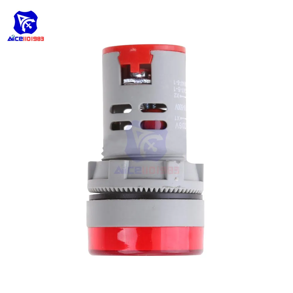 Mini LED Digital AC Voltmeter AC 60-500V Voltage Indicator Meter ...