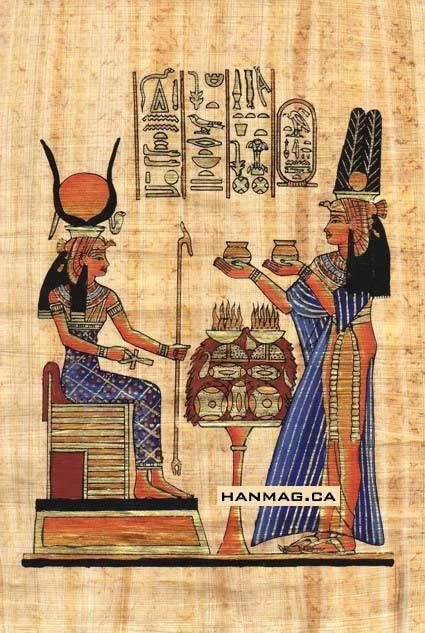 Goddess Isis Papyrus