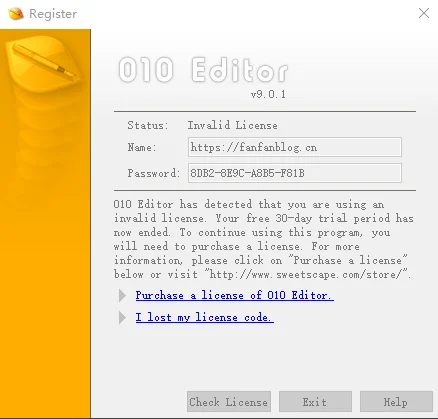 逆向分析商业软件 010 Editor 及注册机编写_010editor官网-CSDN博客