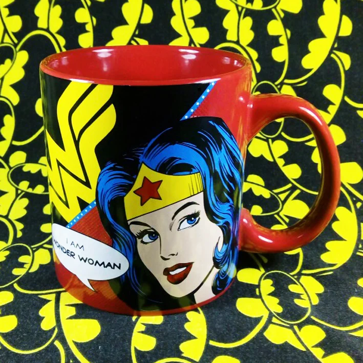 Original Imperfect Limited Ceramic Coffee Mug DC Justice League Wonder ...