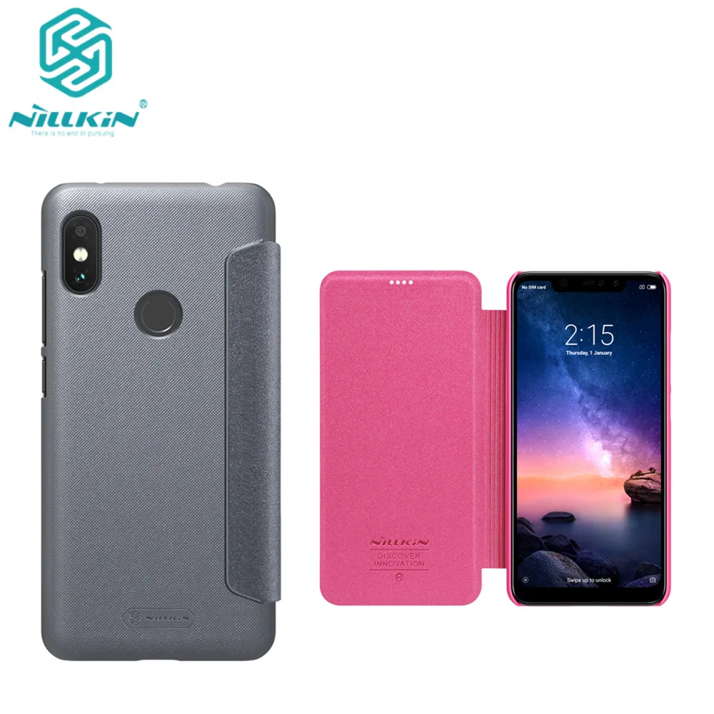 for Xiaomi Redmi Note 6 Pro cover hard back cover NILLKIN PU leather ...