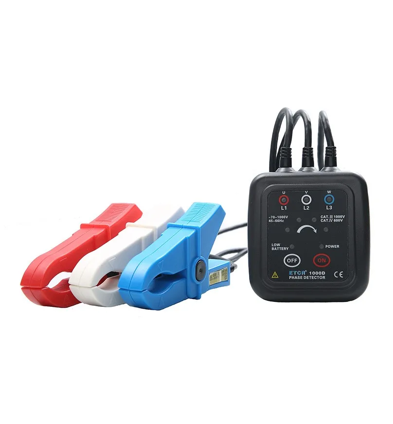 ETCR1000D 3 Phase Large caliber Non contact Phase Sequence Detection ...