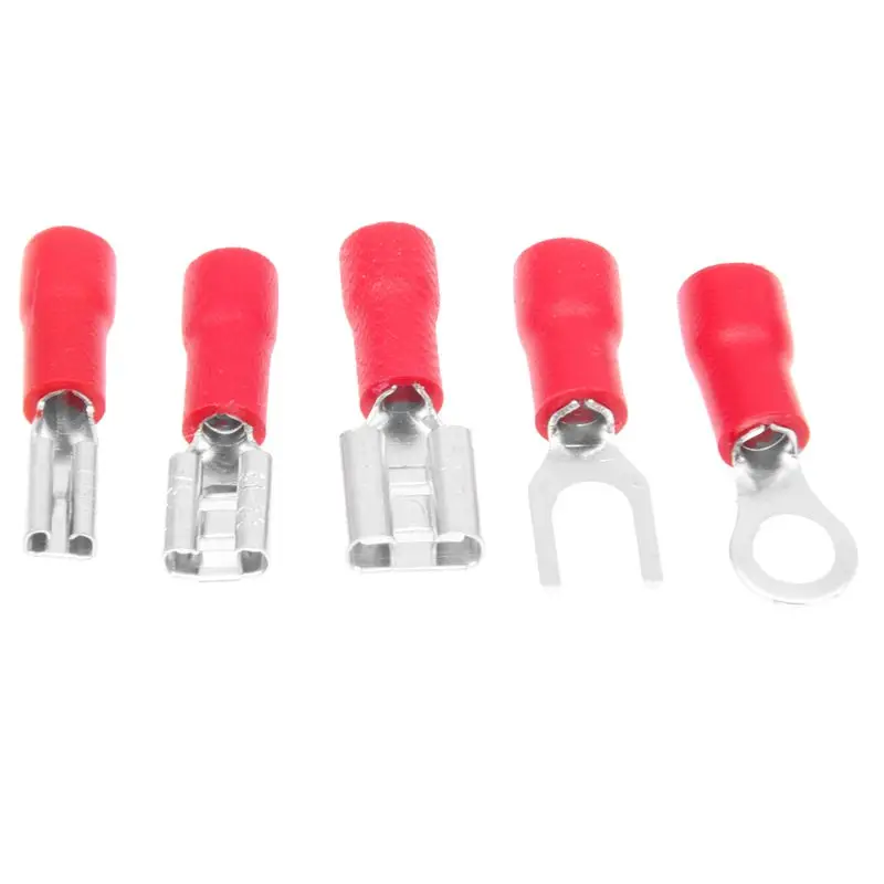 280x Terminals Electrical Connectors flat insulated crimp crimping ...