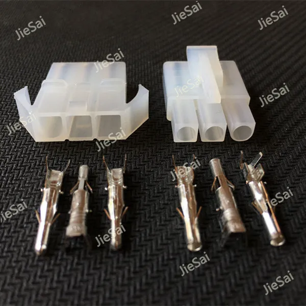 3 Pin 3 Way Female And Male Big Tamiya Connector Kits Large Tamiya L6.2 ...