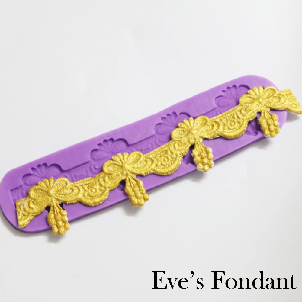 50% off Food silicone sugar mould 3D lace cake decoration baking tools ...