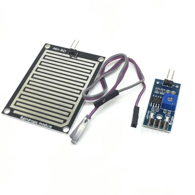 10pcs Snow Raindrops Detection Sensor Module Rain Weather Module Humidity For Arduino In