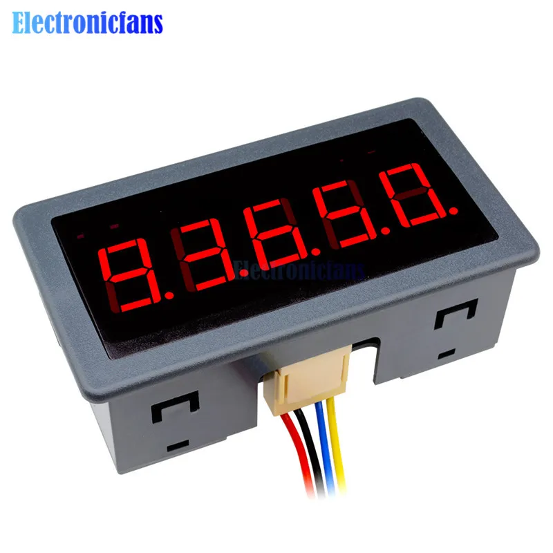 DC 12 24V 0.56" 5 Digit Digital Red LED Panel Display Reversible ...
