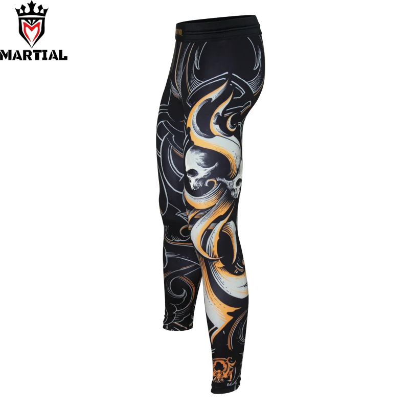 Martial:Gemini original design sublimated running tights men sports ...