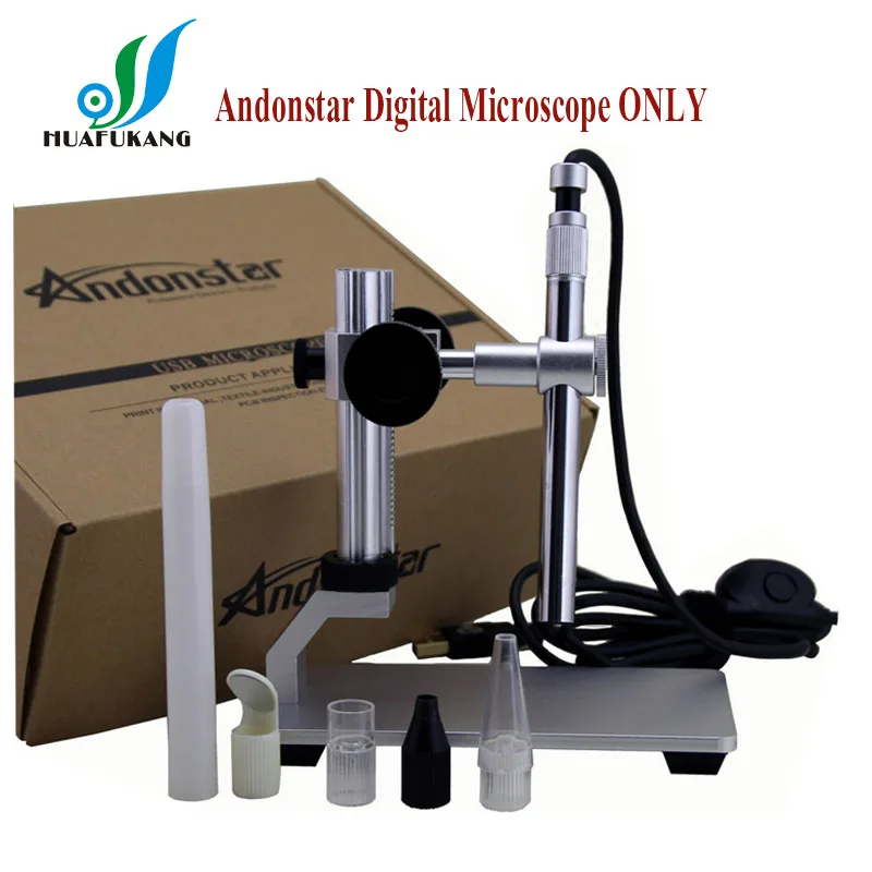 500X Andonstar 2MP Digital USB Microscope otoscope PCB Inspection ...