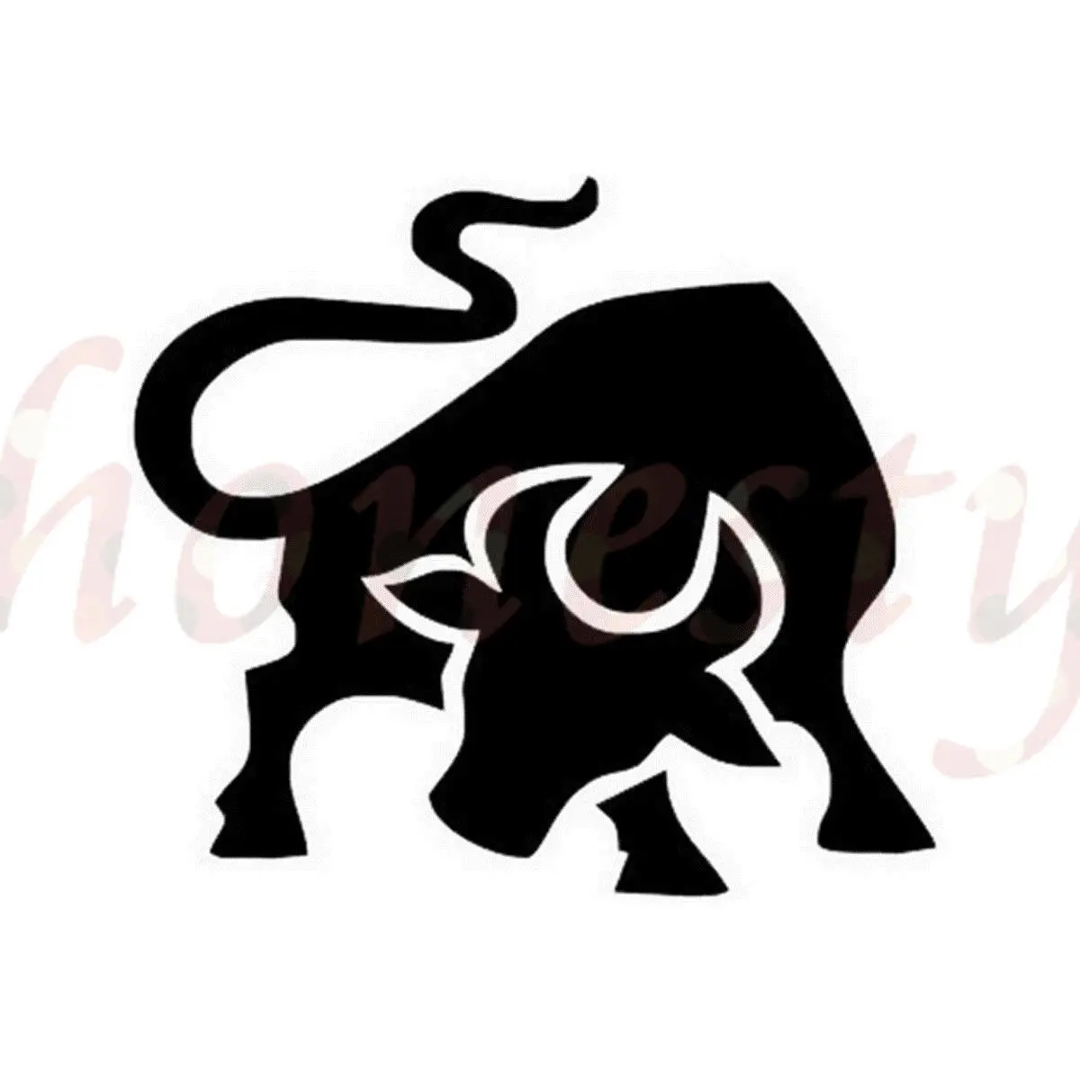 Bull Car Stickers Window Glass Laptop Wall Door Truck Home Truck PC ...