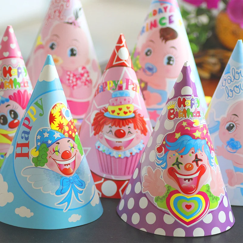 2PCS Party Celebration Cute Party Hats Birthday Hat Cap Festive Party ...