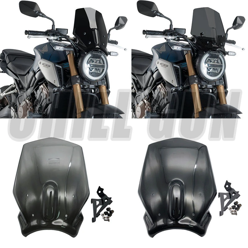Windshield New Generation Sport For Motorcycle HONDA CB650R NEO SPORTS CAFE 2019 Puig Hi-Tech ...
