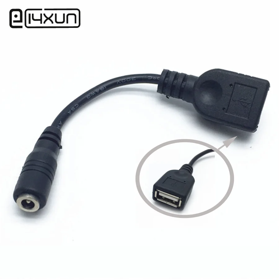 1pcs Usb 2.0 Female Jack To 4.0*1.7mm Female Jack With Wire 3a Dc Power ...
