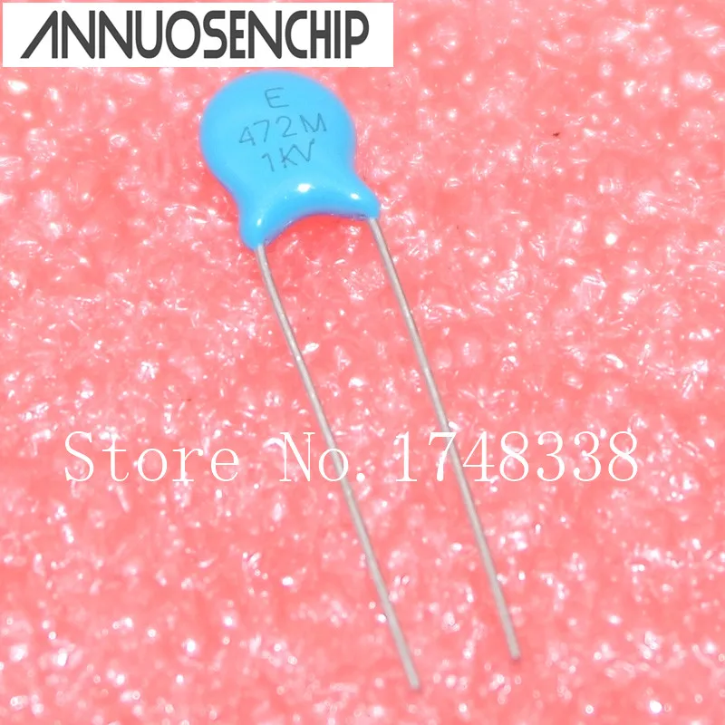 472 4.7nF 1KV Free shipping 100pcs High voltage Ceramic Capacitor ...