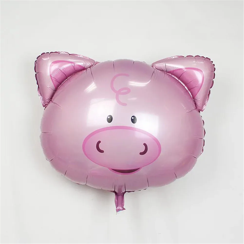Pink Cute Pig Balloons Birthday Party Pig Animal theme Decor Foil ...