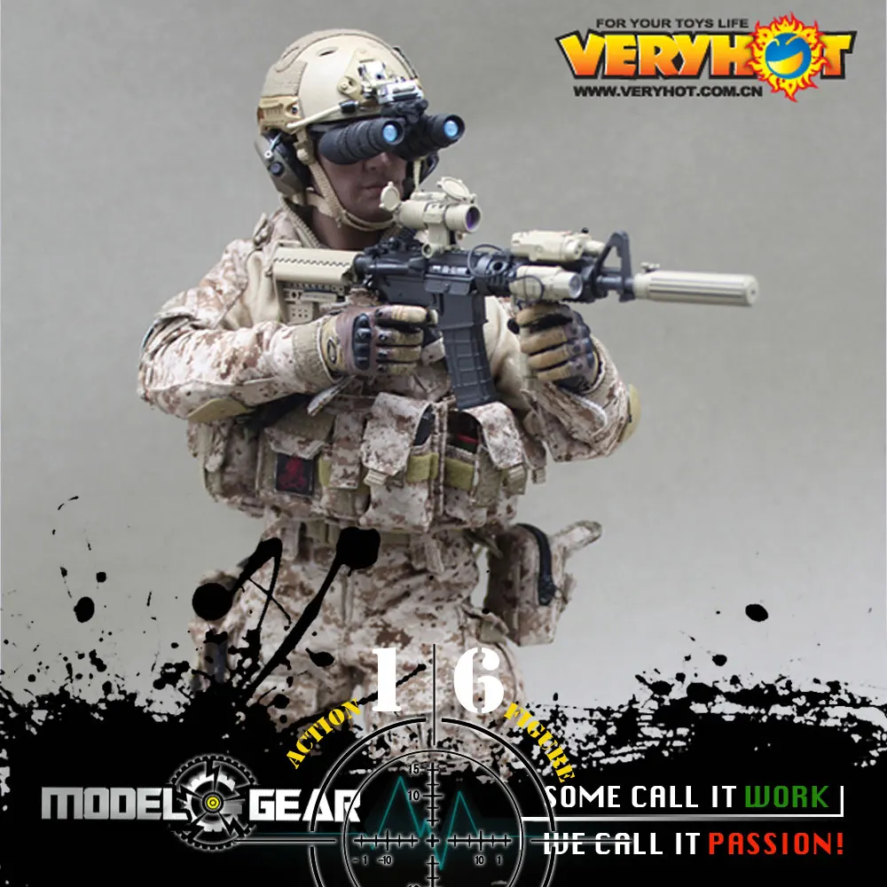 1/6 스케일 액션 피규어 VERYHOT VH 매우 뜨거운 네이비 씰 DEVGRU 1022 유니폼 세트 적합한 12 ''모델 장난감|action figure|1/6 ...